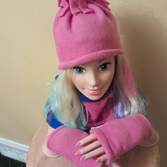 Disney | Toys | Barbie Deluxe Styling Head Rainbow Color Hair 3pc ...